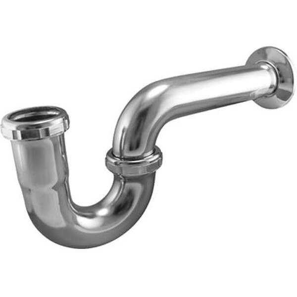 P-Trap Arm 1-1/2", 17-Gauge Chrome-Plated Brass