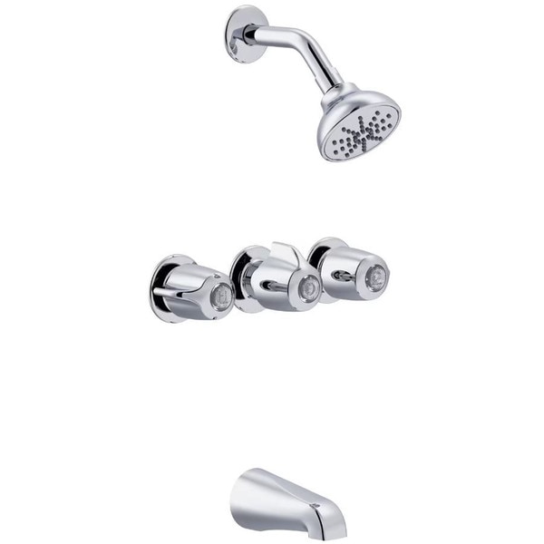 Gerber Tub and Shower Faucet 3-Handle Chrome, G0048030