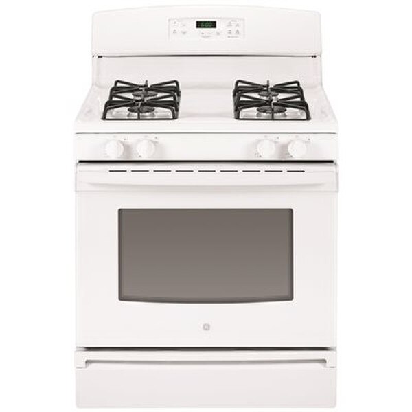 GE 30" Free Standing Gas Range White JGBS60DEKWW