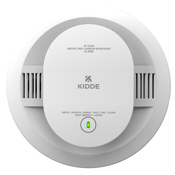 Kidde 30CUD10 Smoke/CO Detector Photoelectric/Electrochemical W/10YR ...