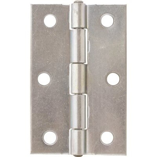 1-1/2" Zinc Narrow Utility Hinge (2-pack)