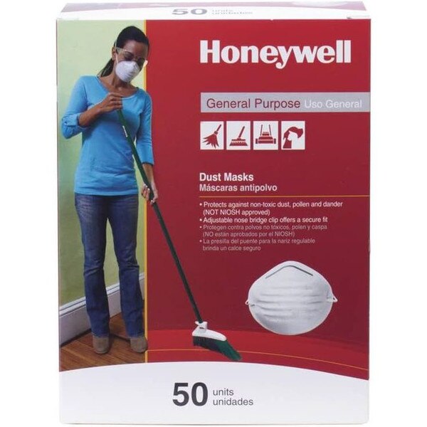 Honeywell Nuisance Disposable Dust Mask, Box of 50 (RWS-54001)