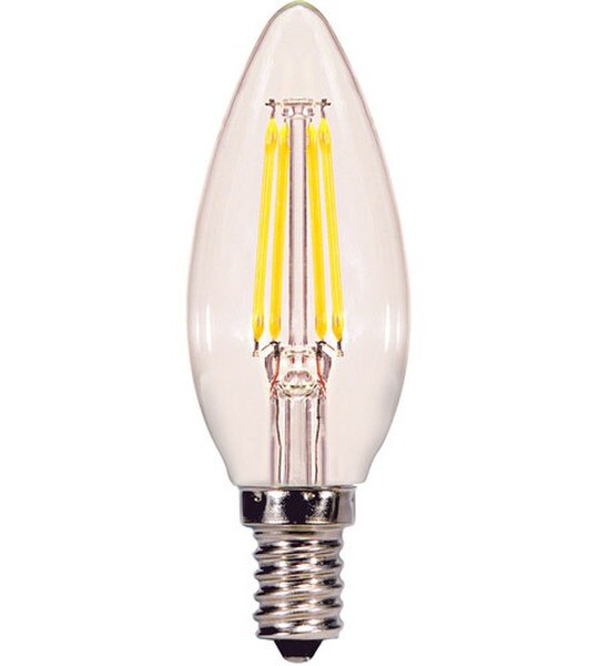 Bulb LED 4-Watt Clear Candelabra Base 5000K