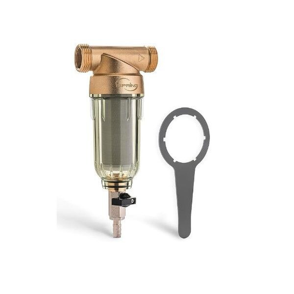 iSpring WSP-200 Reusable Whole House Spin Down Sediment Water Filter ...